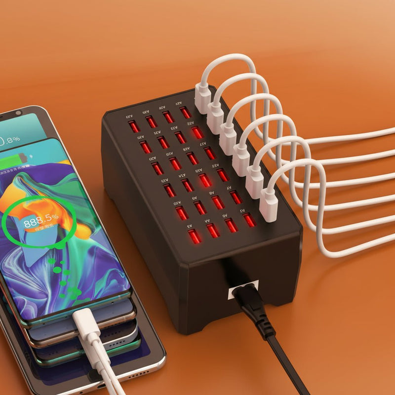 USB Charging Station Multi-Port Desktop Hub Phones Tablets – LICHTZOONE