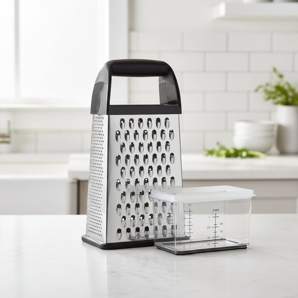 Stainless Steel Box Grater Container Cheese Vegetables – LICHTZOONE
