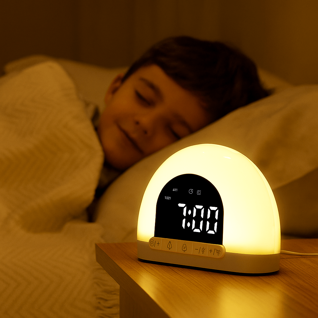 Smart Sunrise Alarm Clock Dual Alarms Adjustable Light – LICHTZOONE