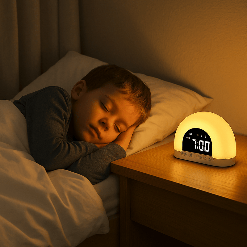 Smart Sunrise Alarm Clock Dual Alarms Adjustable Light – LICHTZOONE