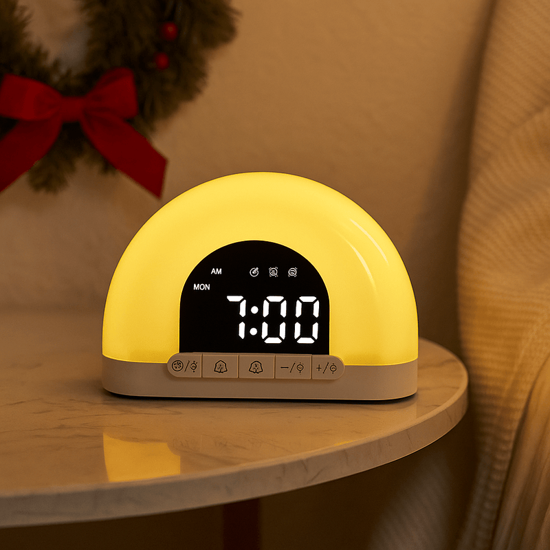 Smart Sunrise Alarm Clock Dual Alarms Adjustable Light – LICHTZOONE