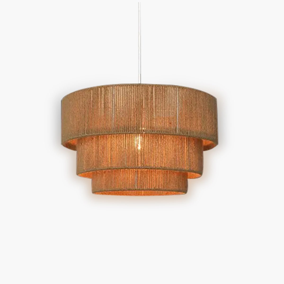 Naoré | Rustic Hemp Rope Hanging Lamp – LICHTZOONE