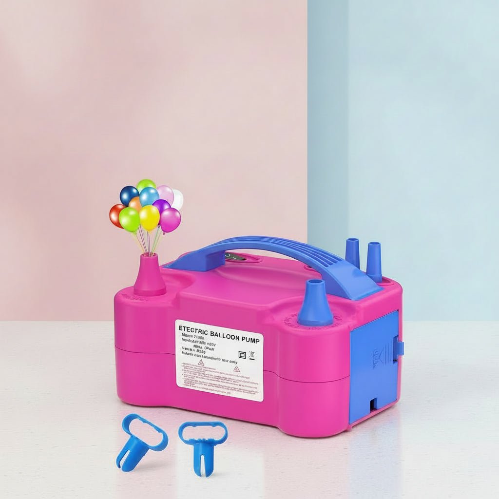 Electric Balloon Pump Dual Nozzle Portable Party Inflator – LICHTZOONE